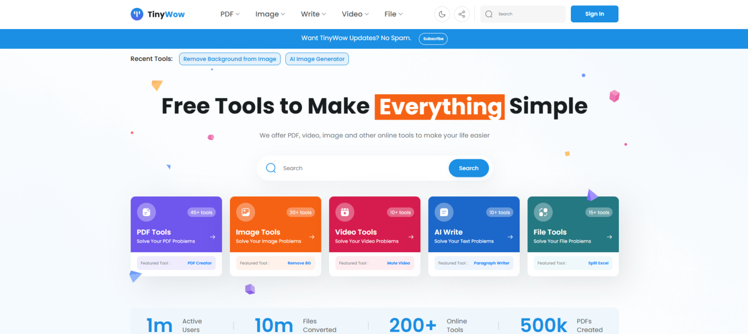 TinyWow: Die All-in-One-Tool-Sammlung mit KI-Power – Die Rookies